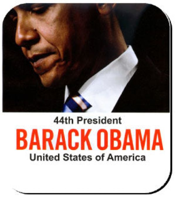Niyae.com: Barack Obama 44th President Black Art Mouse Pad